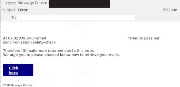 Phishing Email Scam Claims Incoming Messages Were ‘returned